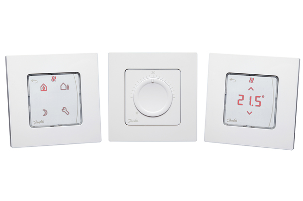 Manifolds and actuators for hydronic underfloor heating | Danfoss
