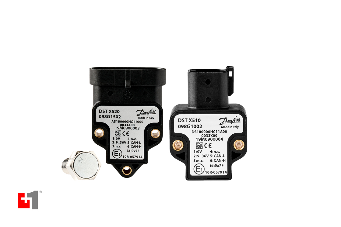 DST X510 and X520 series, rotary position sensors | Danfoss
