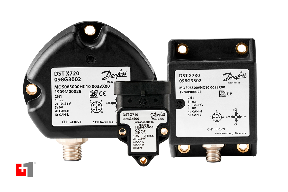 DST X710, X720 and X730 series, inclination sensors | Danfoss