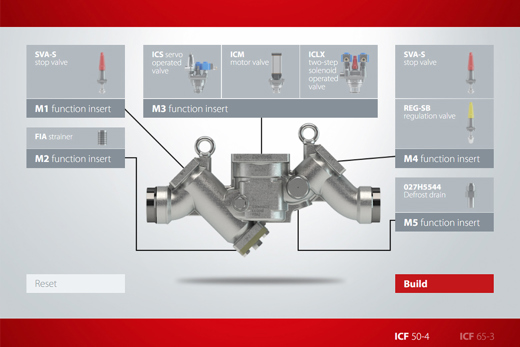 ICF Flexline™ large valves | DN 50 and DN 65 | Danfoss