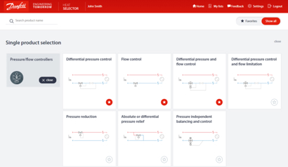 Danfoss Heat Selector online selection tool for heating application ...
