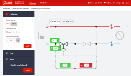 Heat selector | Danfoss