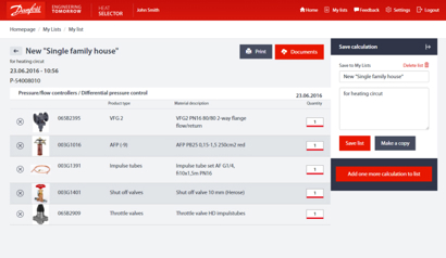 Danfoss Heat Selector online selection tool for heating application ...