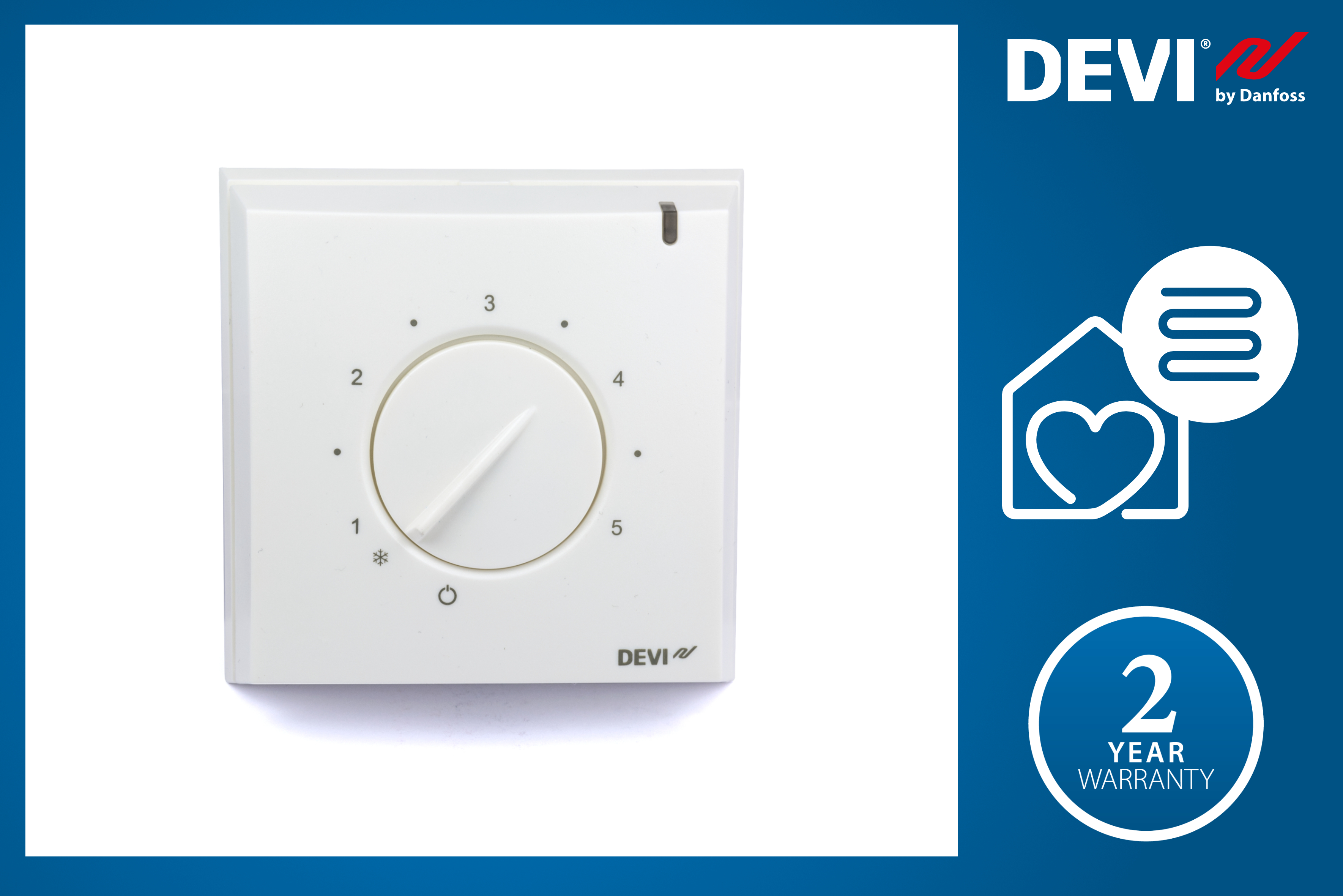 Механічні аналогові терморегулятори DEVIreg™ для електричної підлоги DEVI | Danfoss