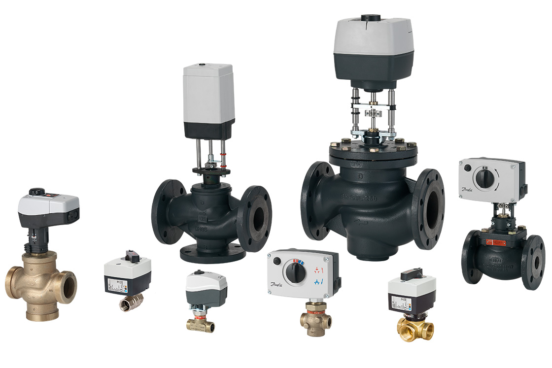Motorized control valves and actuators | Danfoss