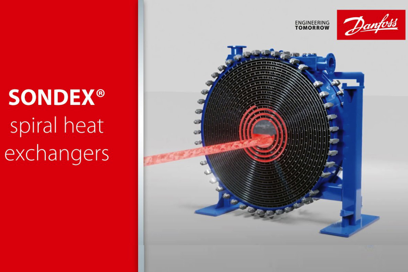 Échangeurs de chaleur SONDEX® spiralés | Danfoss