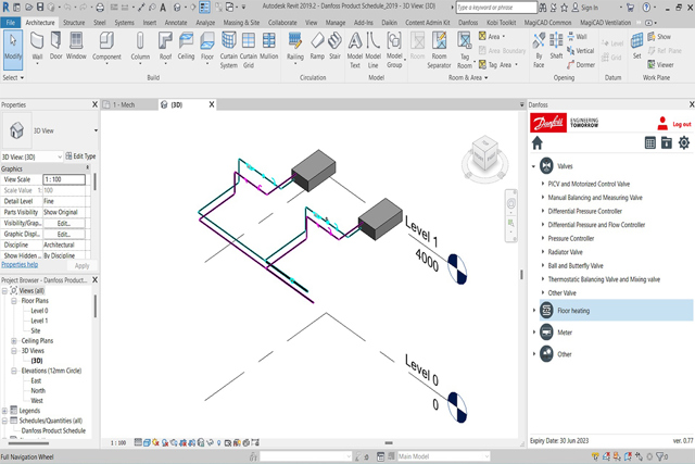 BIM tool and libraries | Danfoss
