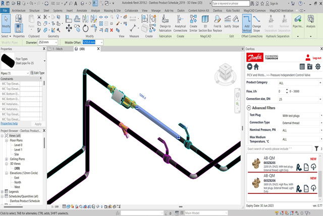 BIM tool and libraries | Danfoss