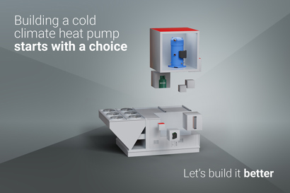 Heat pumps for air conditioning | Energy-efficient components | Danfoss