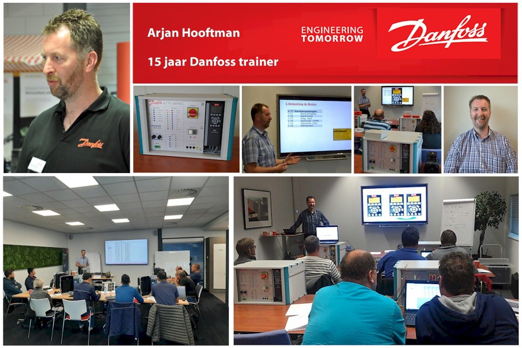 4 maart 2024 | 15 jaar jubileum Arjan Hooftman | Trainingen | Danfoss Drives | HCTS | Danfoss