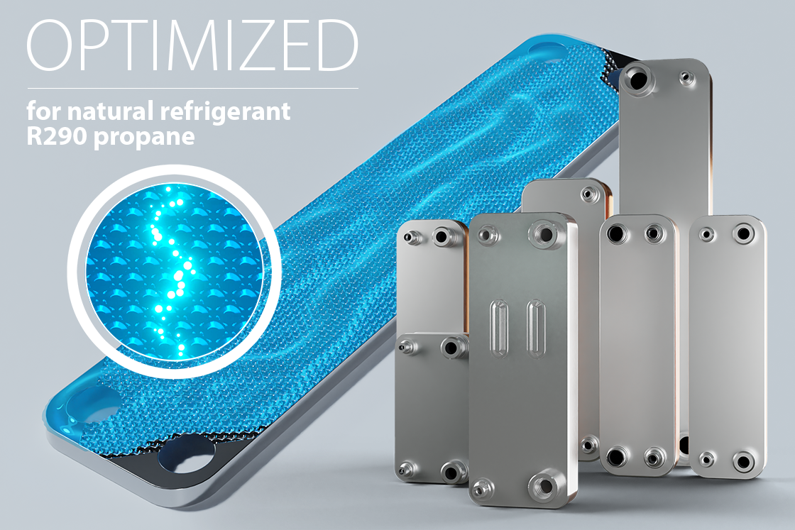 Optimized and ultra-safe brazed plate heat exchangers for R290 from Danfoss: Lower refrigerant ...