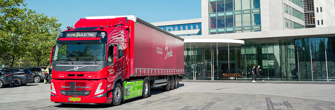 Fully electric trucks on the road in Denmark | Danfoss
