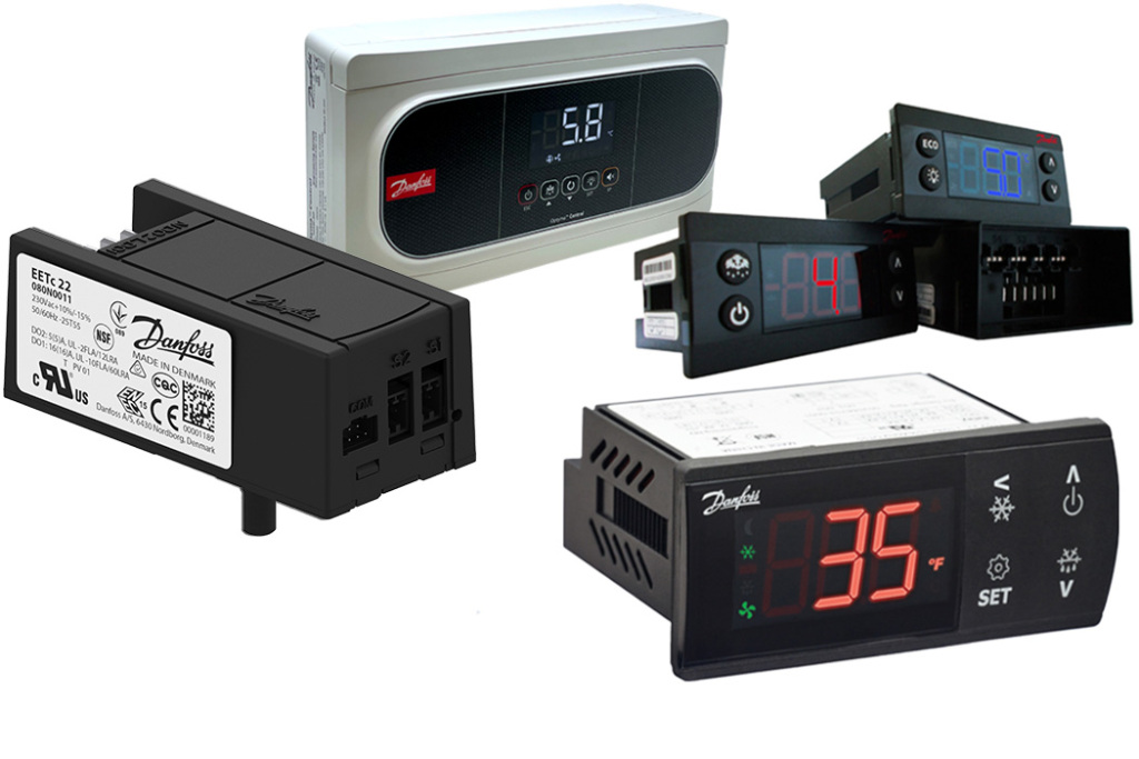 Electronic controllers | Monitor and optimize refrigeration | Danfoss