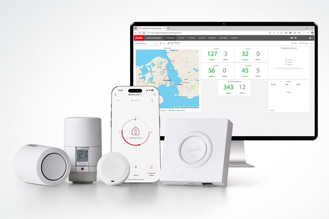Ally™ Pro naar Leanheat® Monitor | Danfoss