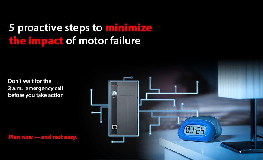 Download eBook: 5 Steps to minimize the impact of motor failure | Danfoss