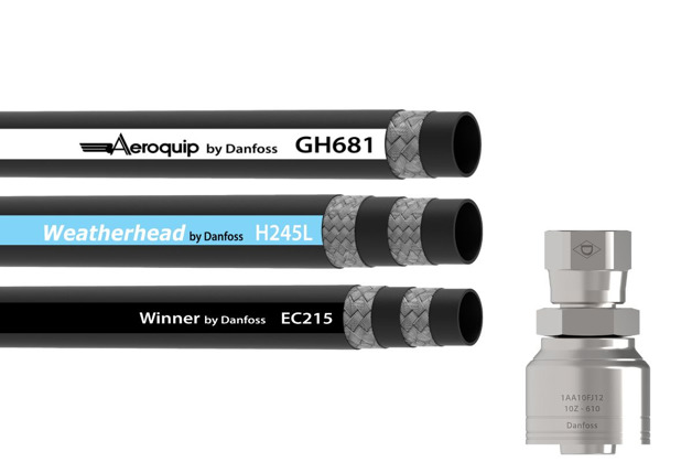 High-performance and standard Braided hoses and fittings | Danfoss
