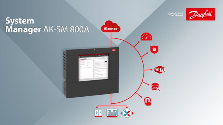 Nadzorni sistem AK-SM 800A | Danfoss