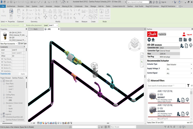 BIM tool and libraries | Danfoss